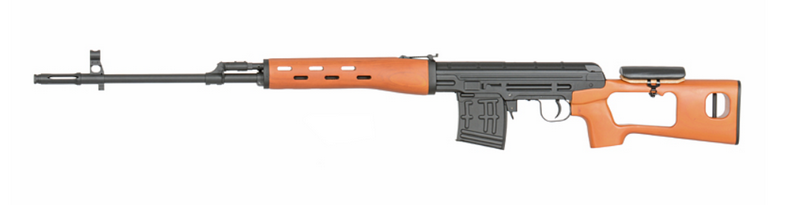 DRAGUNOV SVD Full Wood & Metal Spring Bolt Action Sniper Rifle by AGM