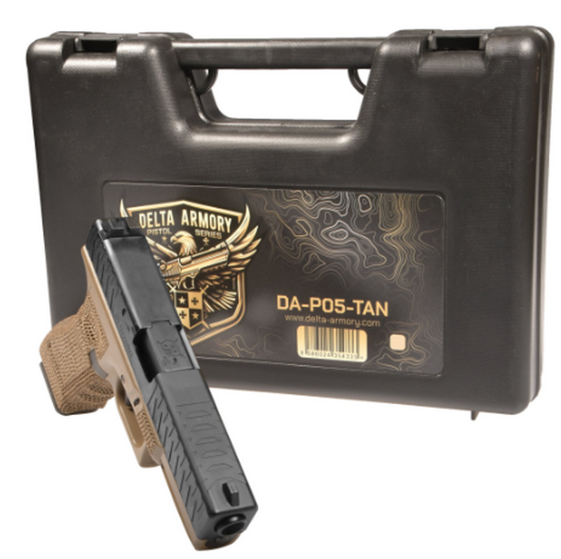 Delta Armory G17 Type P17 Mod P05 DE Dark Earth Desert Tan Metal Slide