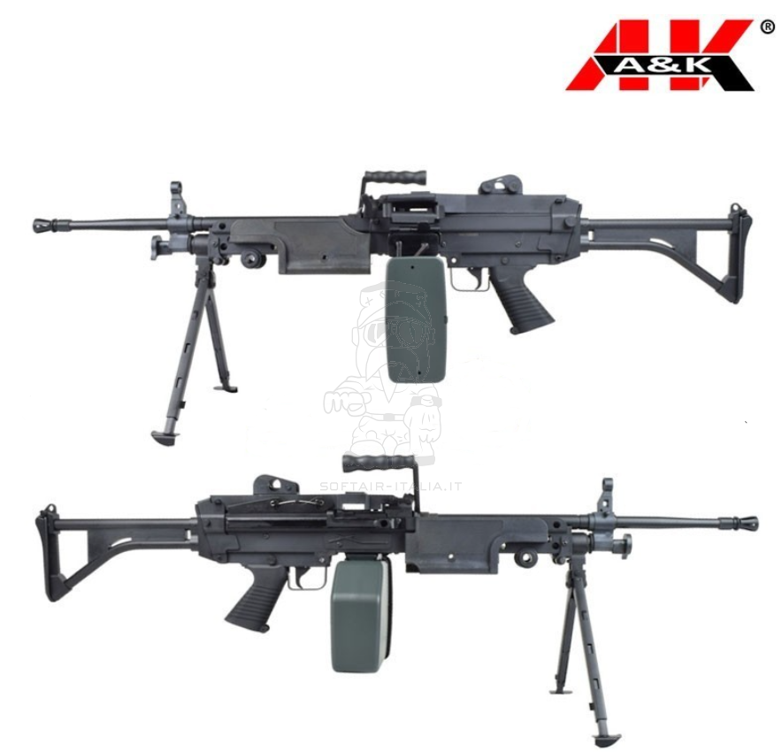M249 SAW MK1 Minimi Tank Airsoft AEG Machine Gun by A&K