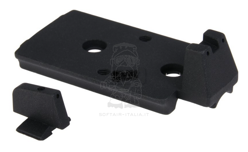 RMR Platform Mount w. Rear Sight Piastrina RMR con Tacca di Mira Poste