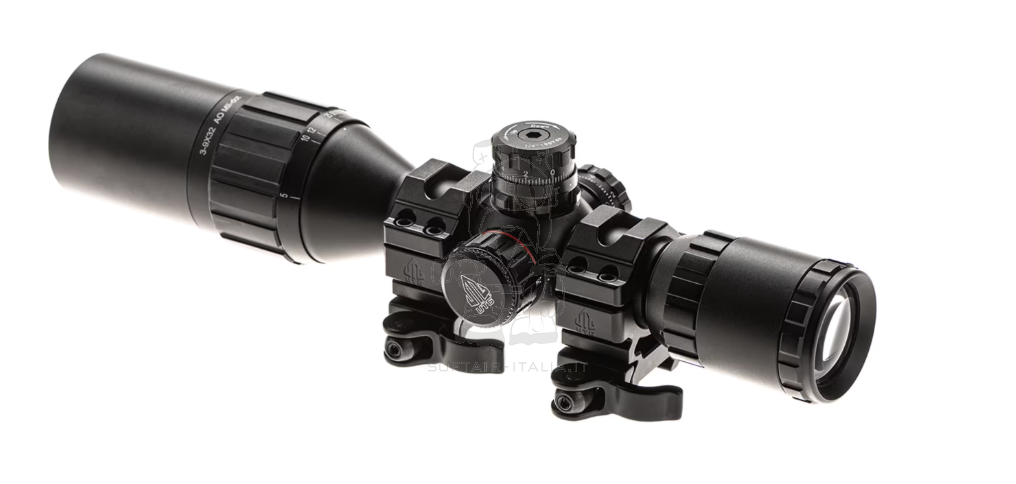 UTG Rifle Scope 3-9 x 32 Ottica 1inch BugBuster Scope AO RGB Red - Gre