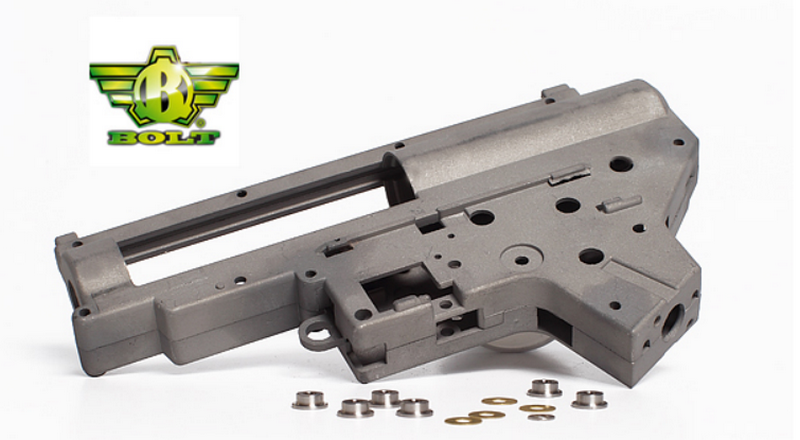 Bolt Airsoft Gearbox Shells Gearbox Completo di Boccole da 6mm. by Bol