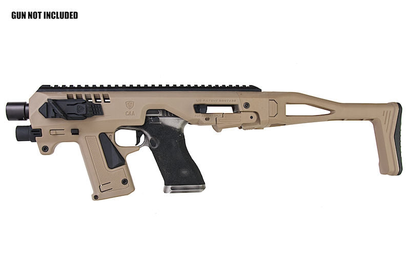 CAA G17 RONI G5 Micro Pistol Carbine Conversion Kit Tan Version for G1