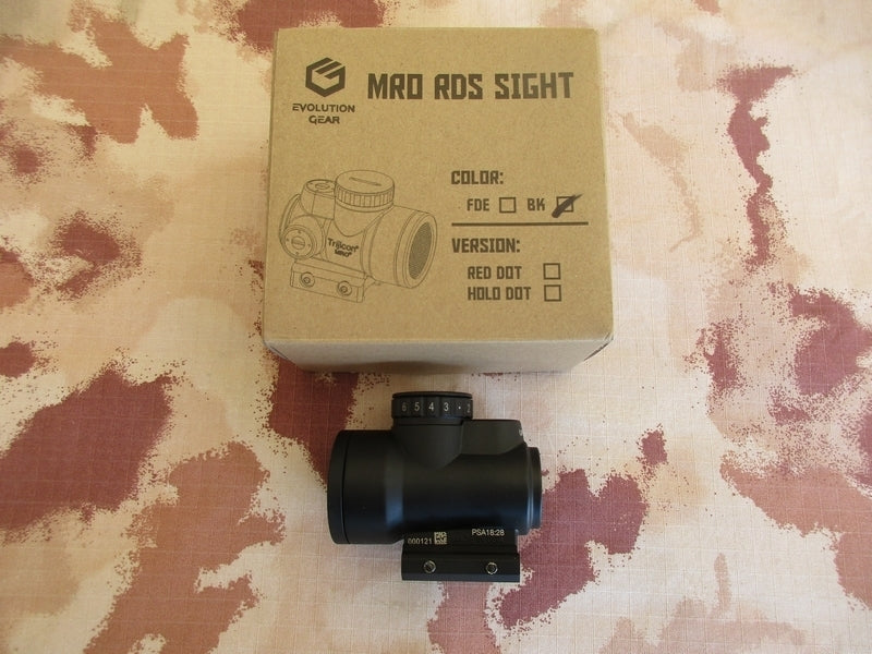 Evolution Gear MRO Style Killflash - Honeycomb Red Dot Sight & QD Moun