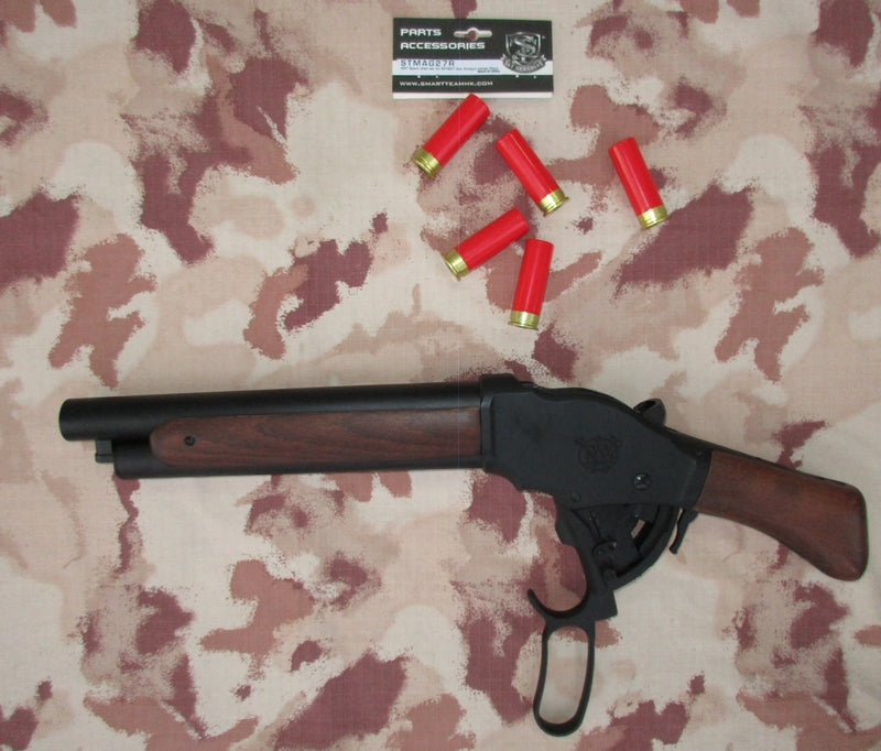 M1887 Terminator Lever Action Saw Off Gas Shotgun Kit 5 Shells 5 Cartu