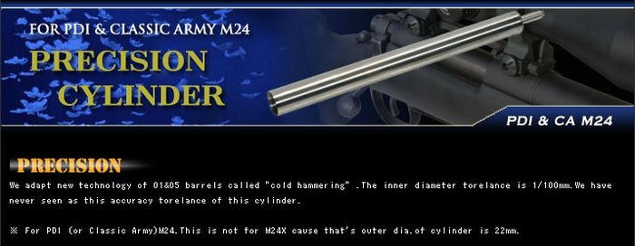 M24 Precision Cylinder by PDI