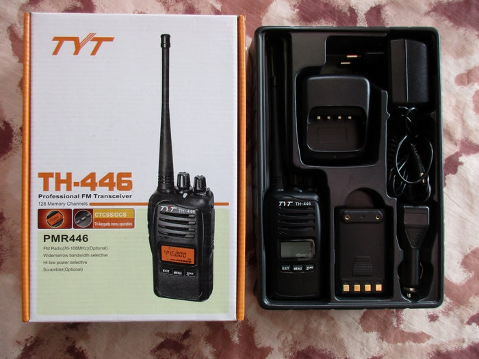 TH-446 FM - PMR 128 Memory Channels Transceiver by TYT