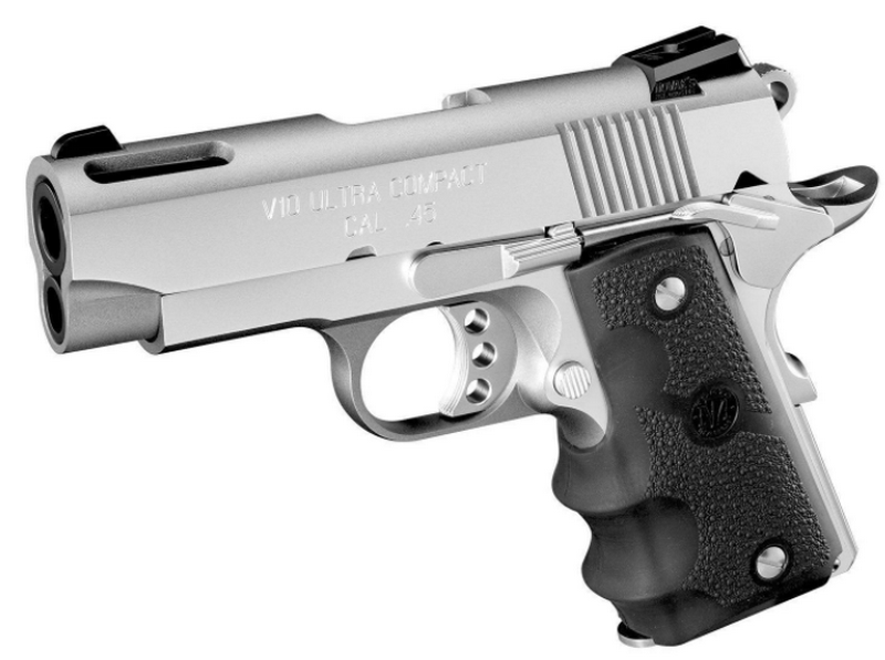 Tokyo Marui V10 .45 Ultra Compact GBB Gas Blow Back Pistol Chrome - Si
